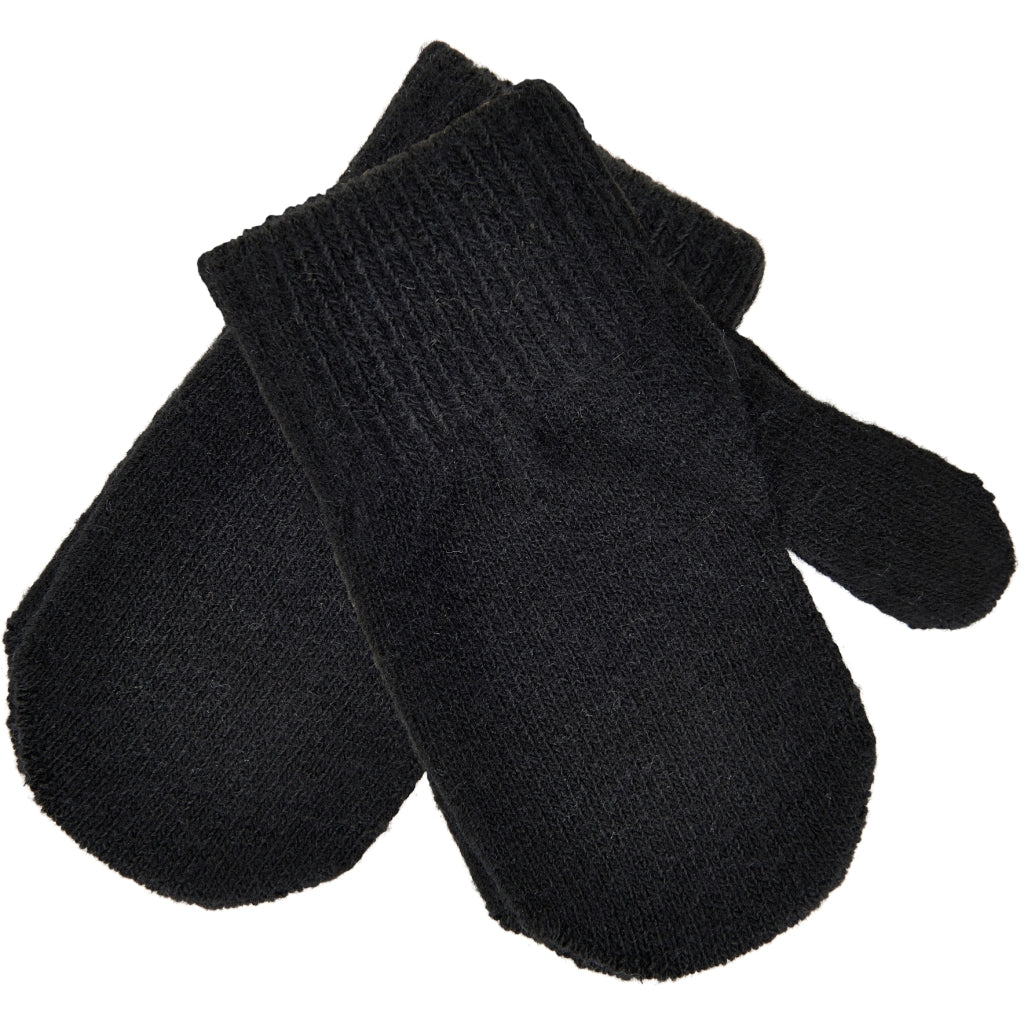 Mikk Line MAGIC Knitted Mittens Black Black mikk line